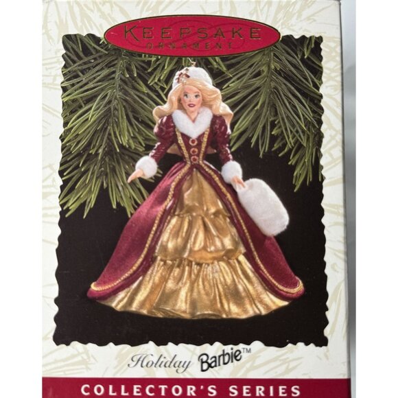 Hallmark, Mattel | Holiday | Hallmark Keepsake Holiday Barbie 996 ...
